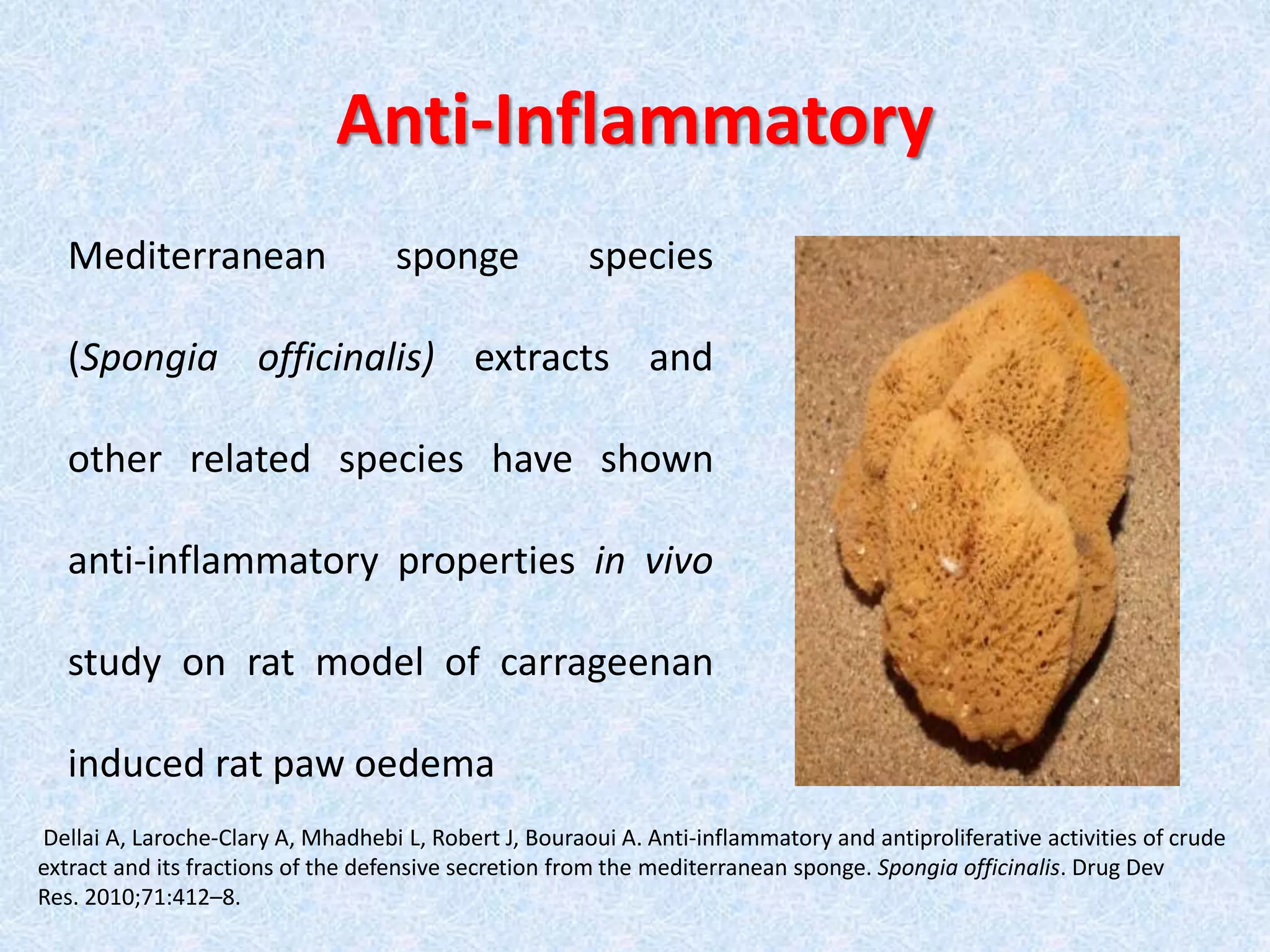 Marine pharmacology | PPTX