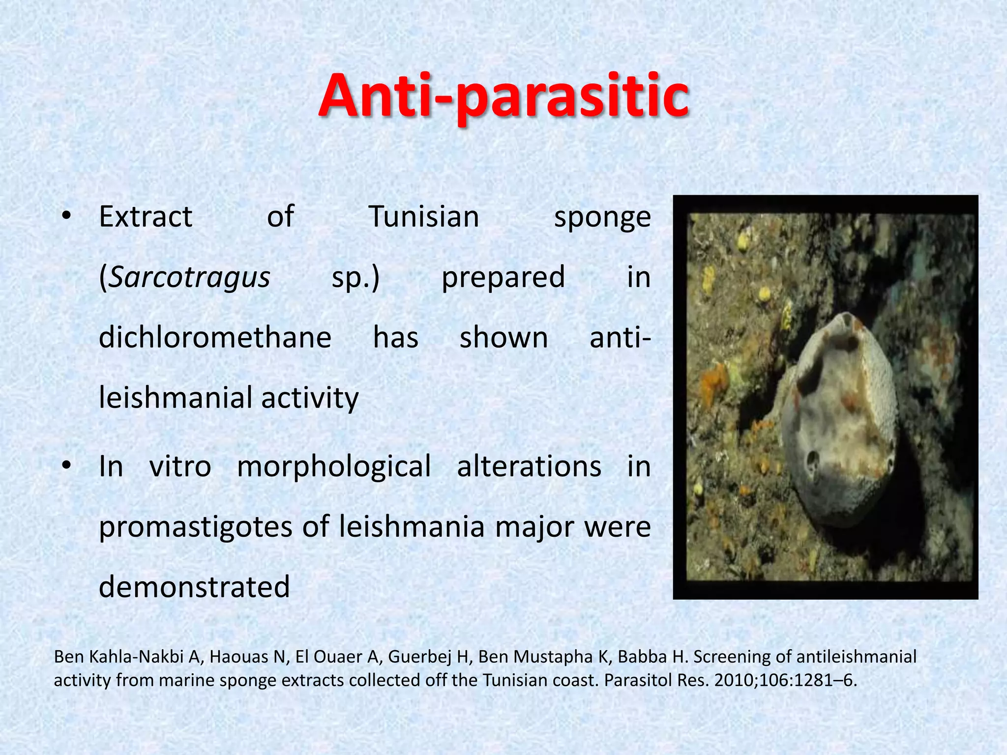 Marine pharmacology | PPTX