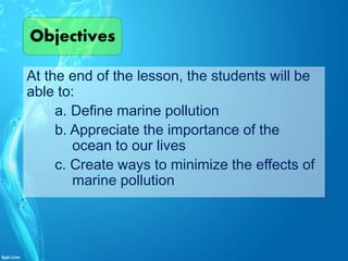 Marine pollution | PPT