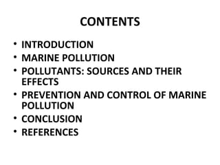 Marine pollution | PPT