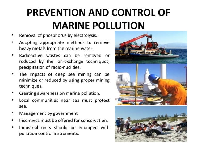 Marine pollution