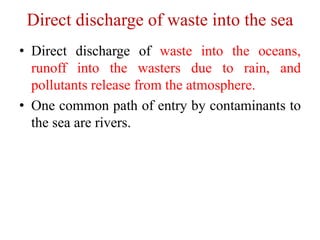 Marine pollution | PPTX