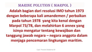 Marine polution annex v | PPT