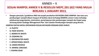 Marine polution annex v | PPT