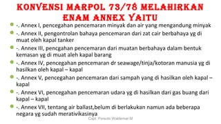 Marine polution annex v | PPT