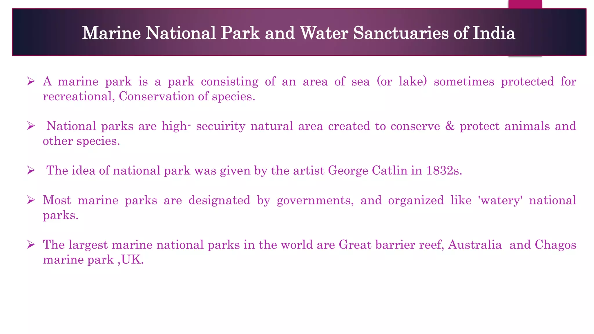 Marine protected area (MPAs) | PPTX