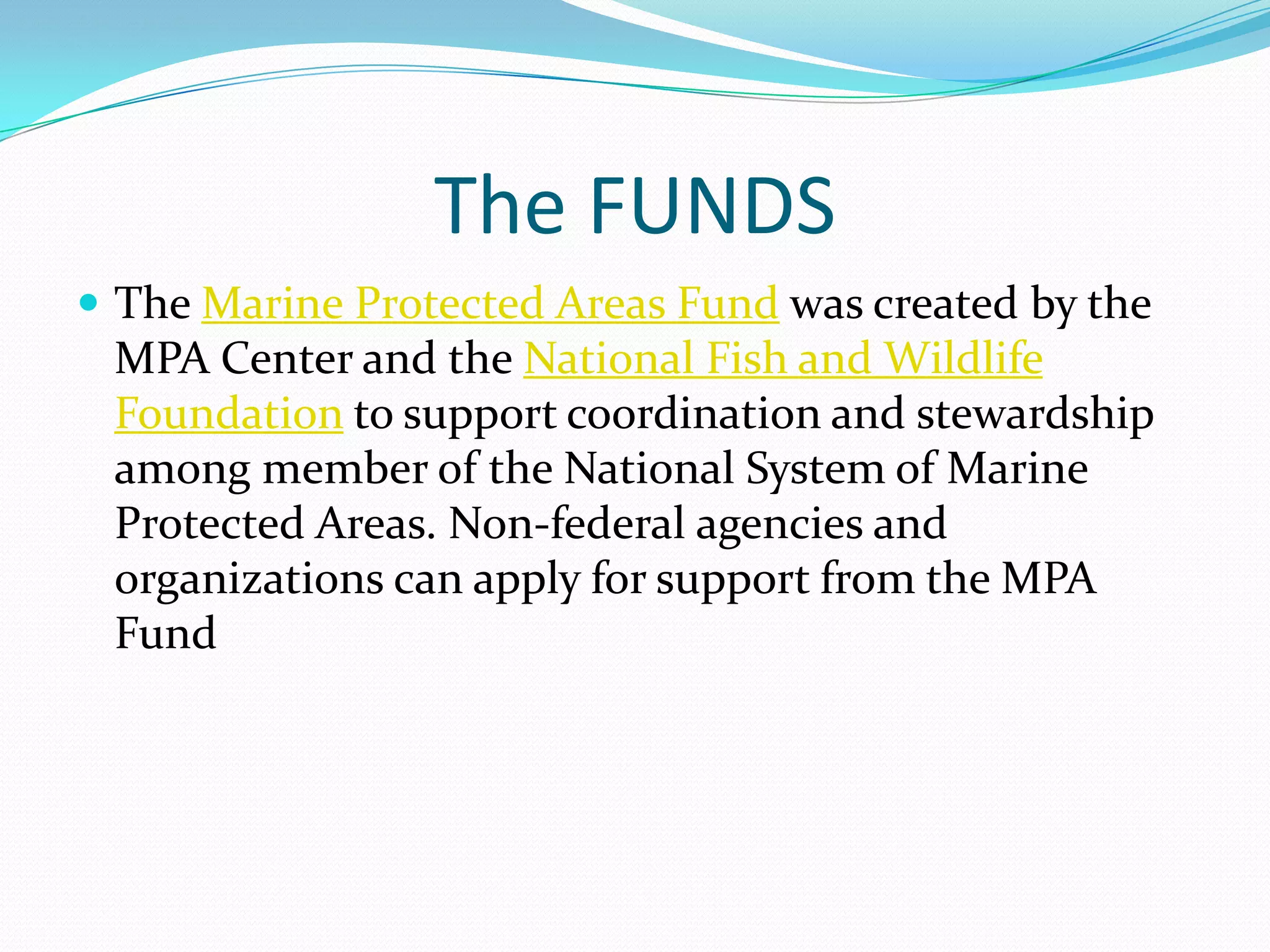 Marine protected areas | PPTX