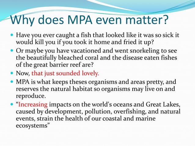 Marine protected areas | PPTX | Geography | Science