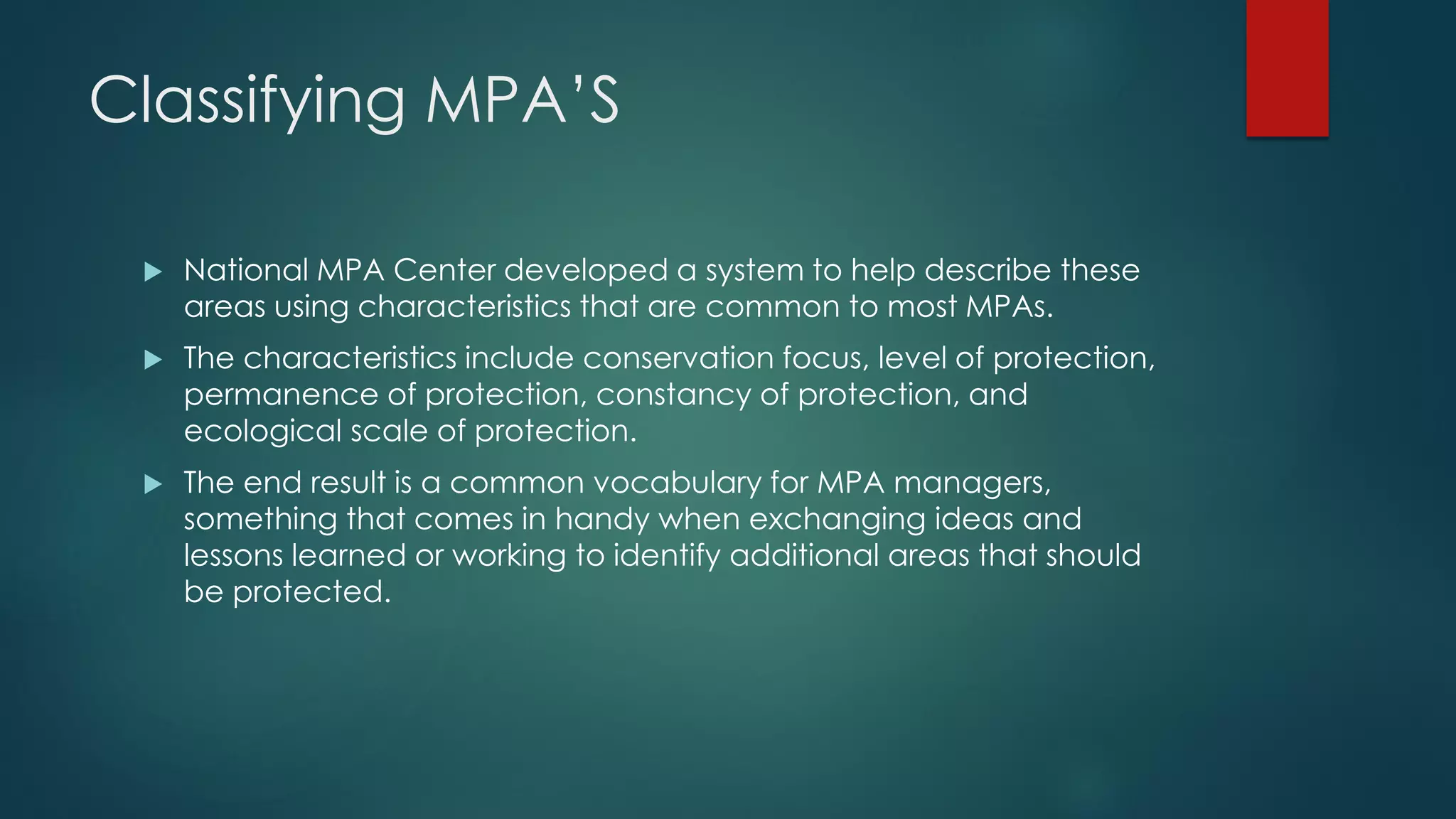 NOAA marine protected areas | PDF