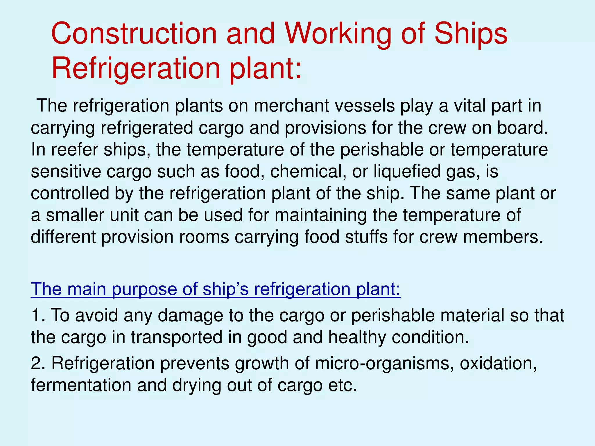 Marine Refrigeration and Air Conditioning | PDF