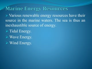 Marine resources | PPTX