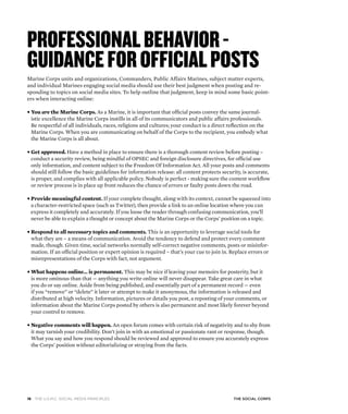 U.S. Marine Corps Social Media Handbook | PDF