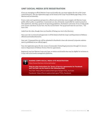 U.S. Marine Corps Social Media Handbook | PDF