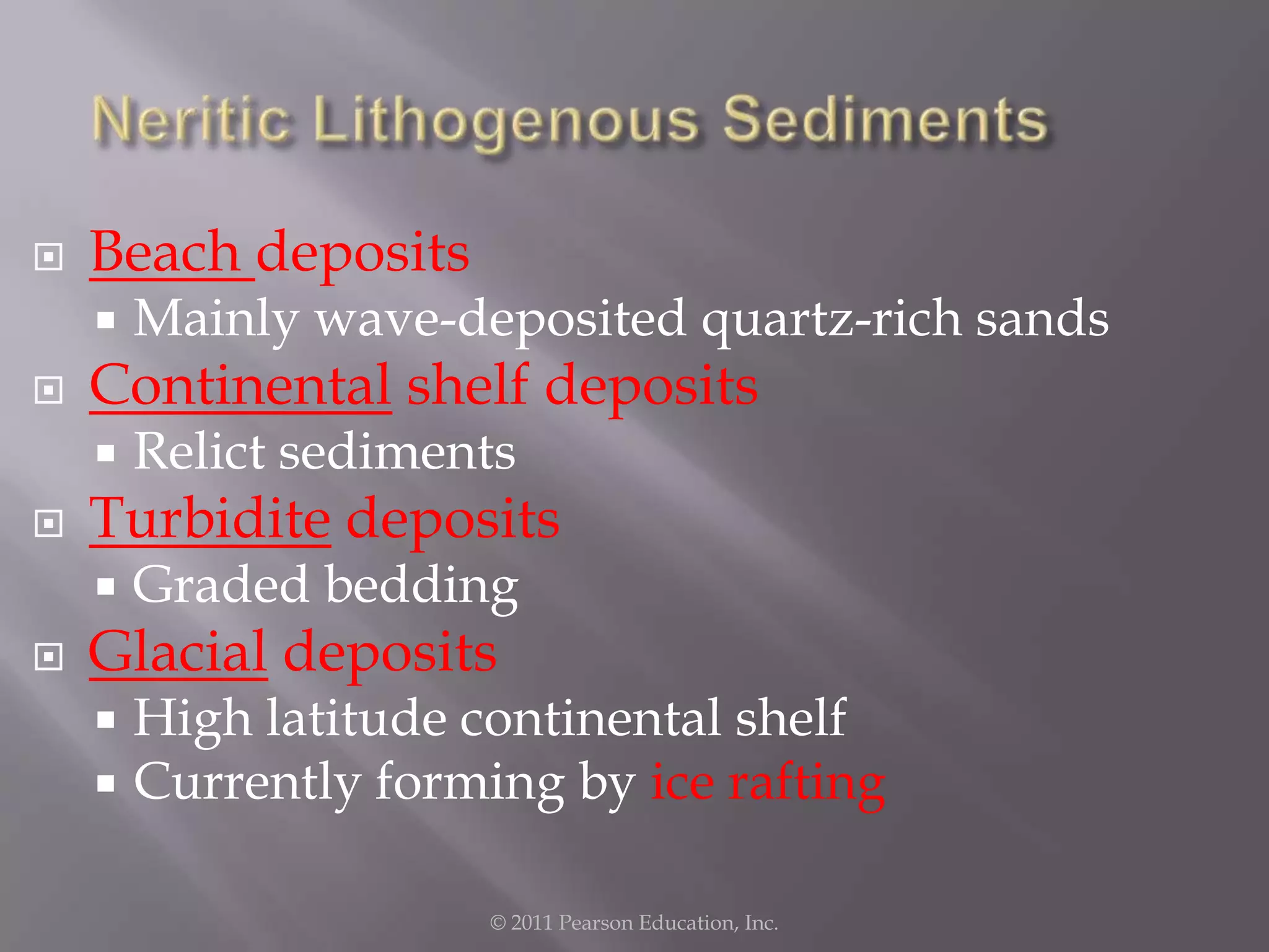 Marine Sediments | PPTX