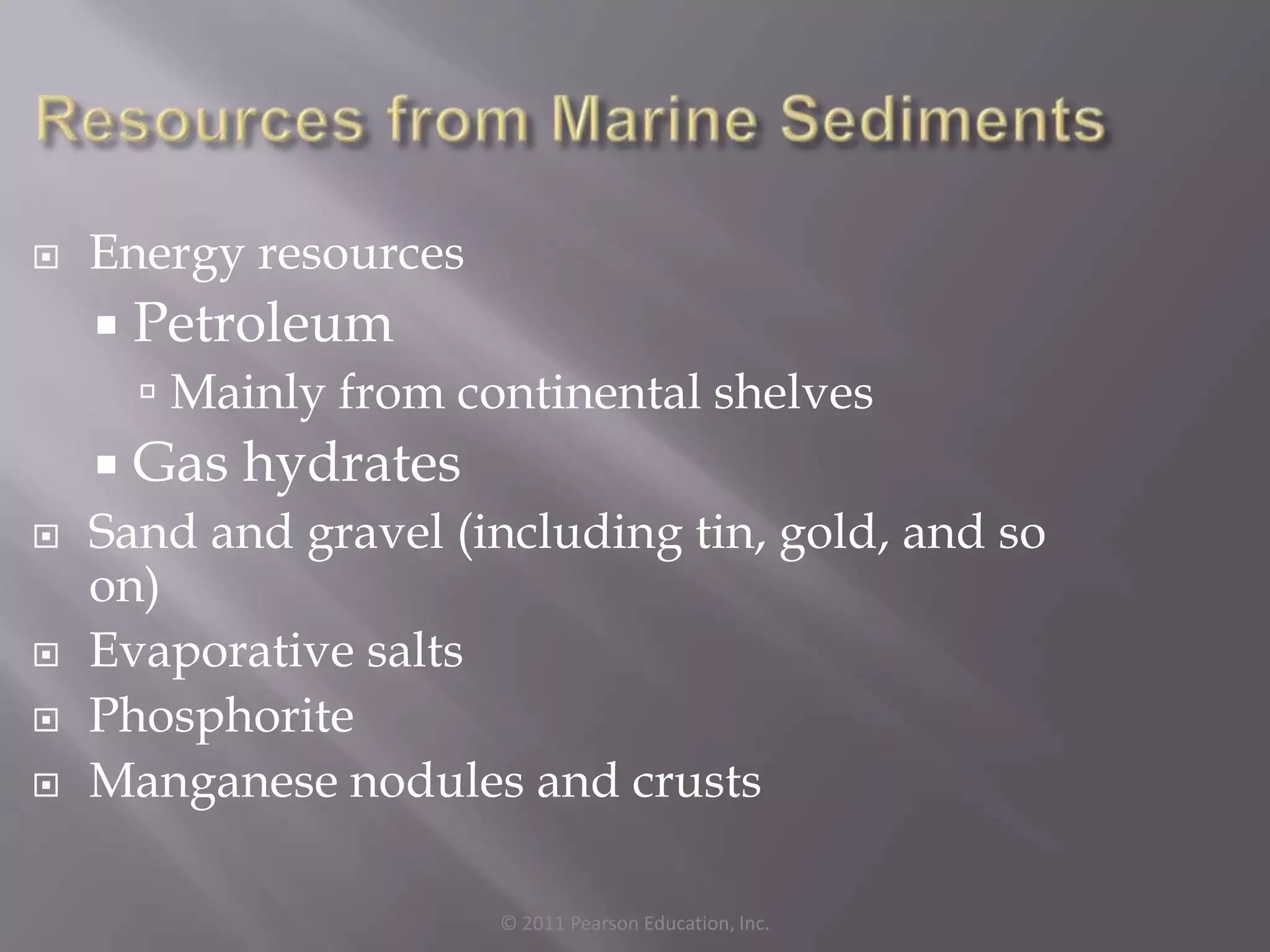 Marine Sediments Types (Detailed) | PPTX
