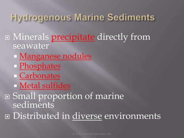 Marine Sediments Types (Detailed) | PPT