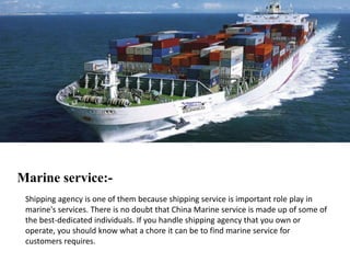 Marine service | PPTX