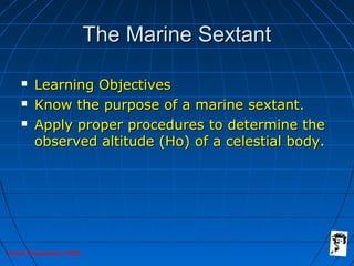 Marine sextant lrg | PPT