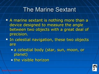 Marine sextant lrg | PPT
