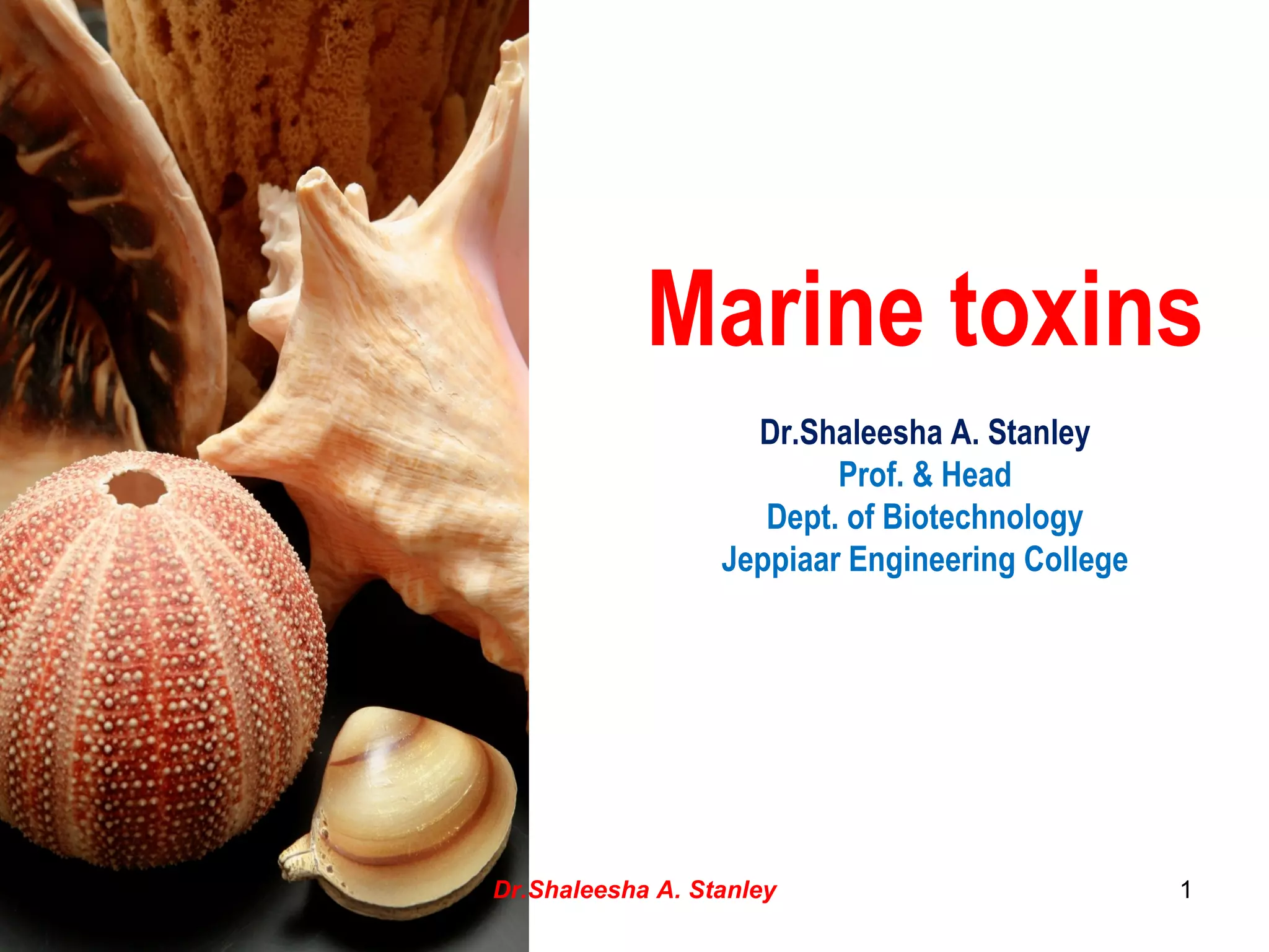Marine toxins | PPT