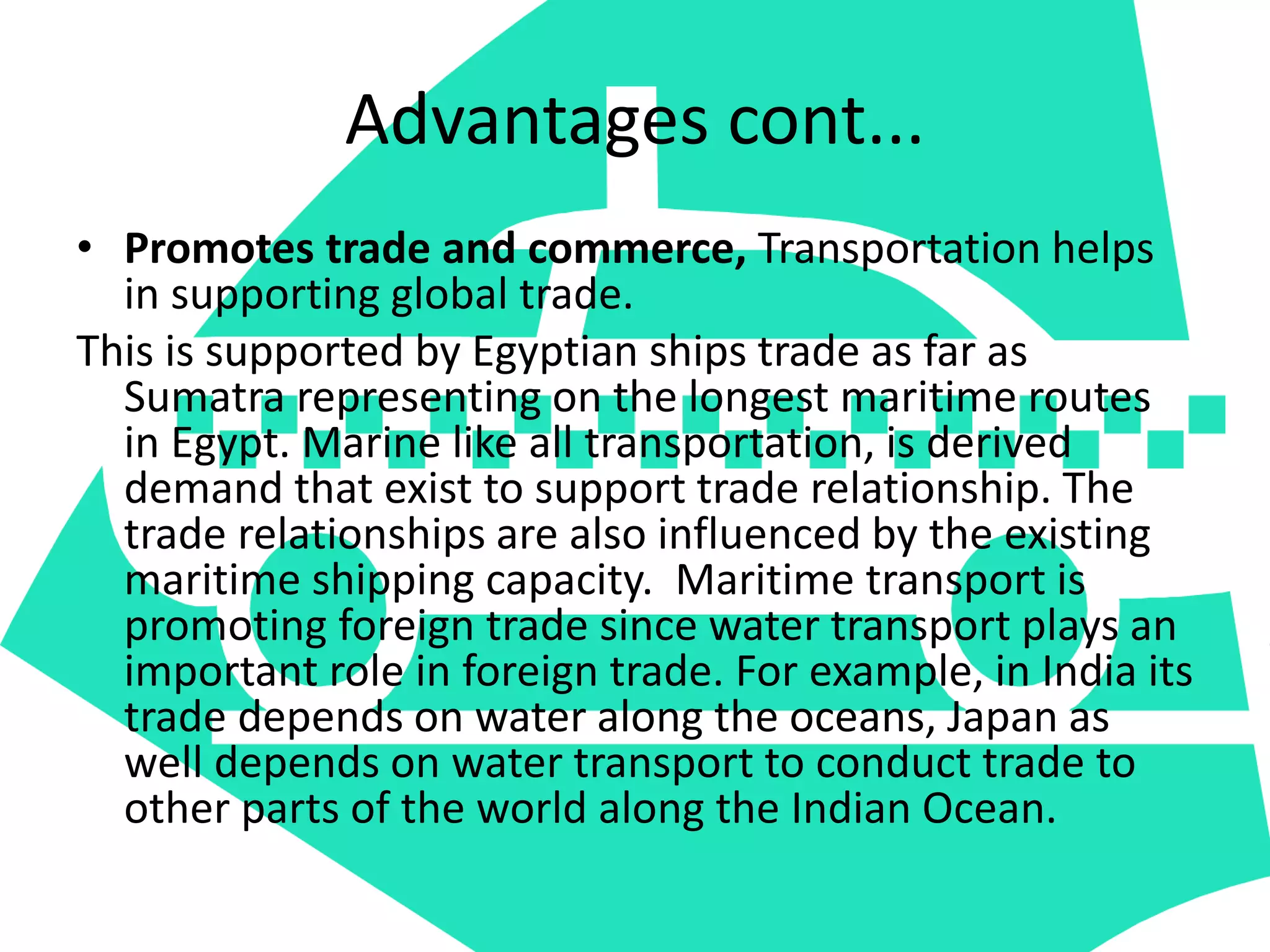 Marine transport & railway transport | PPTX
