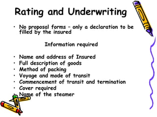Marine underwriting | PPT