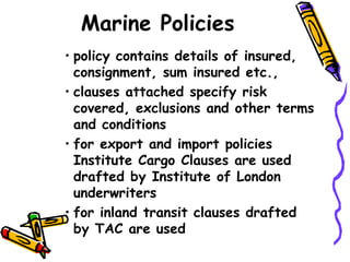Marine underwriting | PPT