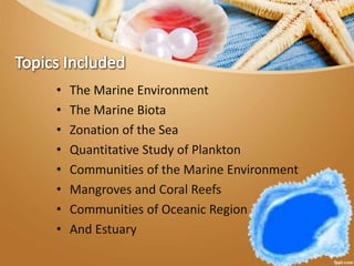 Marine water | PPTX