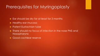 Maringoplasty | PPTX