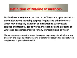 Marin insurance | PPTX