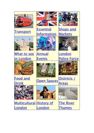 Marinos' project about London | PDF