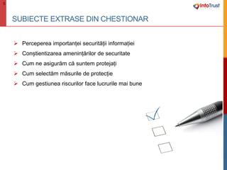 GESTIONAREA RISCURILOR DE SECURITATE A INFORMAȚIEI | PDF
