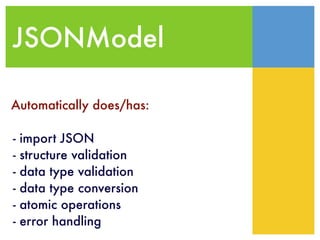 JSONModel Lightning Talk | PDF
