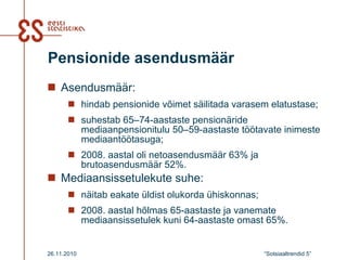 Marin Tasuja: Vanemaealiste materiaalne heaolu | PPT