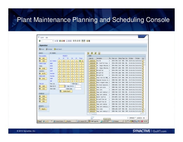 Simplifying SAP Plant Maintenance