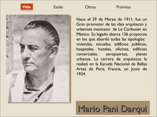Mario Pani | PPT