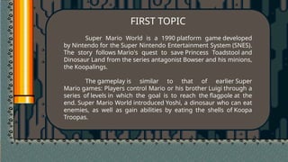Super Mario-PowerPoint-Template for Presentation | PPTX