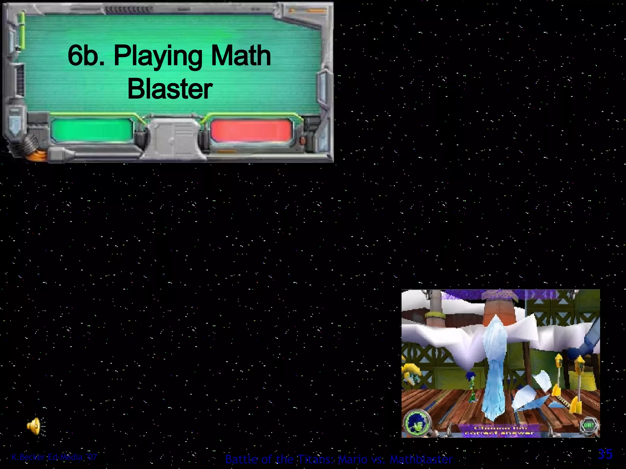 Battle of the Titans: Super Mario Bros. Vs Math Blaster | PPT