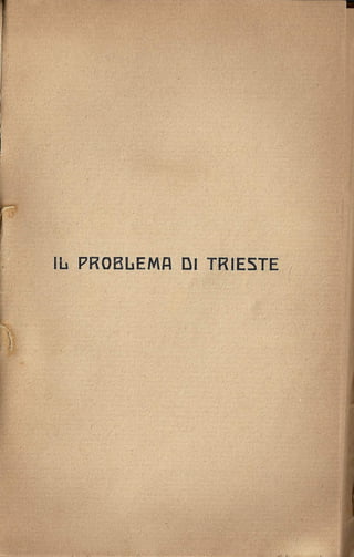 Mario Alberti - Trieste (1915) | PDF
