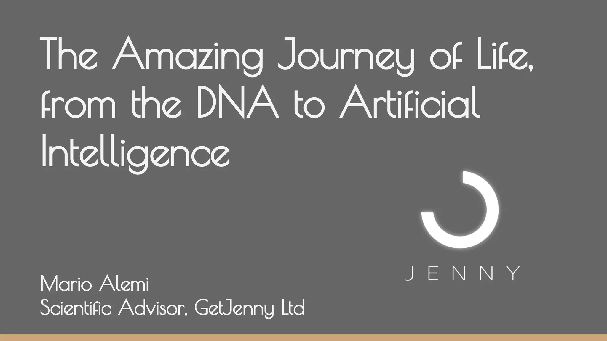 Mario Alemi,Scientist at GetJenny – Data analysis from DNA to ...