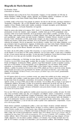 Mario Benedetti | DOCX