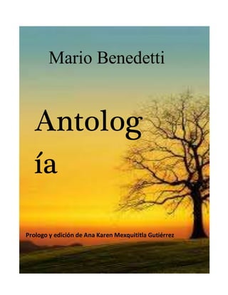 Mario benedetti portada de libro | DOCX