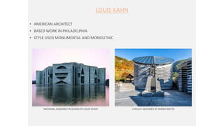 Mario botta (2) | PPTX | Design | Fine Art