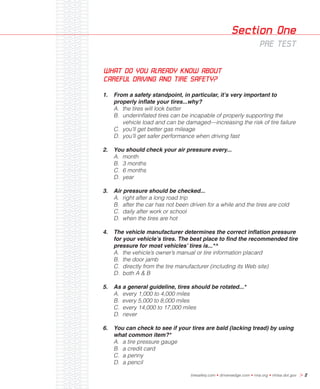 Mario's Tips on Driver Safety | PDF