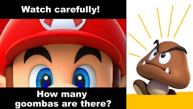 Mario Bros How Many Goombas game ppt for elementary | PPTX
