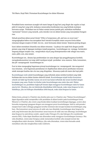 Esai Kimia Kelas XI Hieronimus Mario Comforty | DOCX