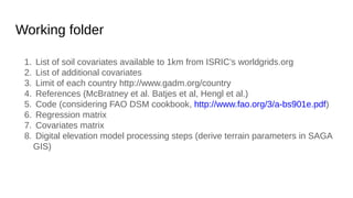 Building capacities for digital soil organic carbon mapping | PPT