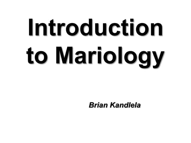 Mariology. | PPTX | Christianity | Religion & Spirituality