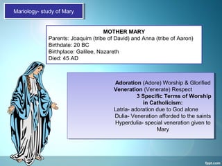 Mariology | PPT