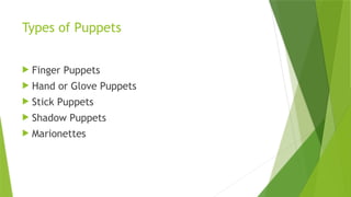 Marionette Powerpoint used for creative disciplines | PPT